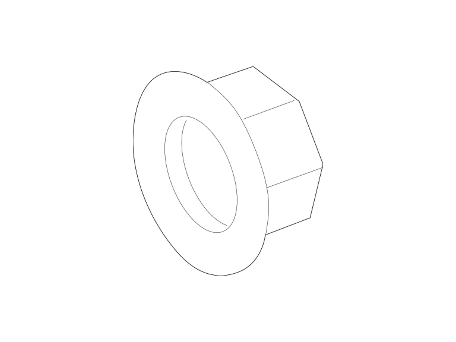 Genuine Nissan Alternator Adjust Nut 01221-00381 Parts & Accessories MOTORS