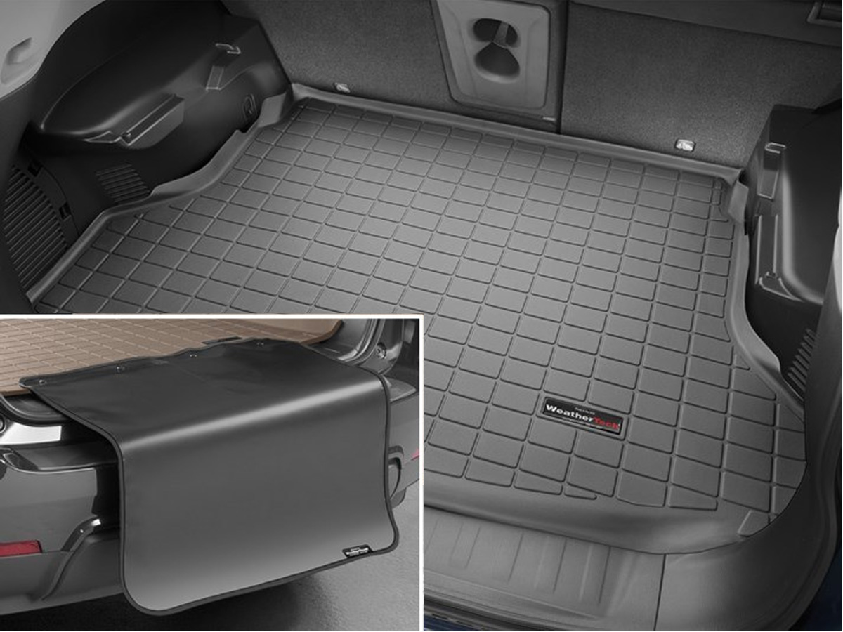 WeatherTech 14 20 Rogue Cargo Liner 2nd Row Rear w Bumper Protect